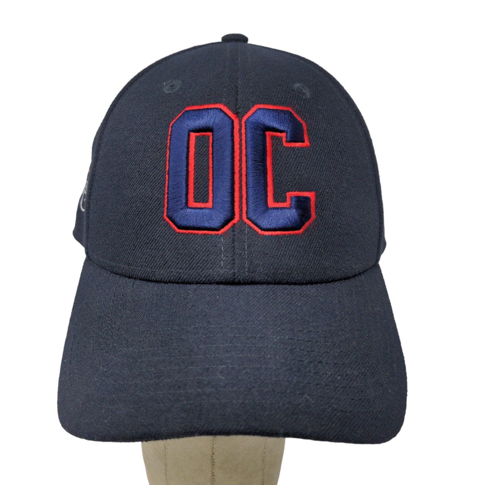 New Era Men's Strapback Hat Blue OSFM Embroidered OC Ocean Course Logo ...