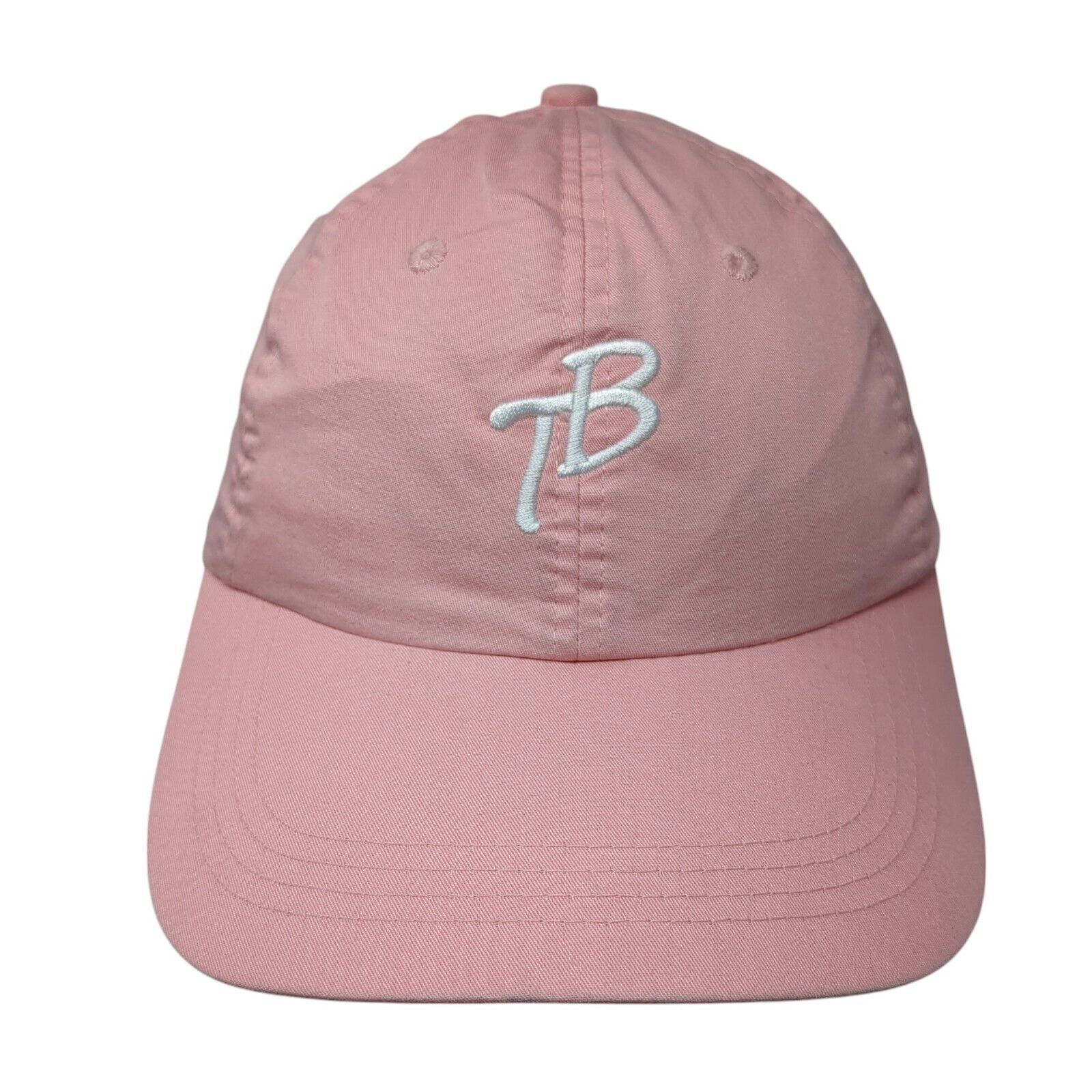 TB Strapback Hat Pink OS Adjustable Extreme Fit Embroidered Lightweigh ...