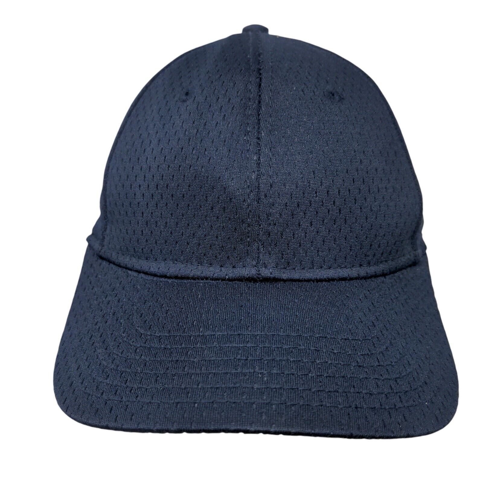 Otto Strapback Hat Blue OSFM Adjustable Solid Mesh Vent Holes Blank ...