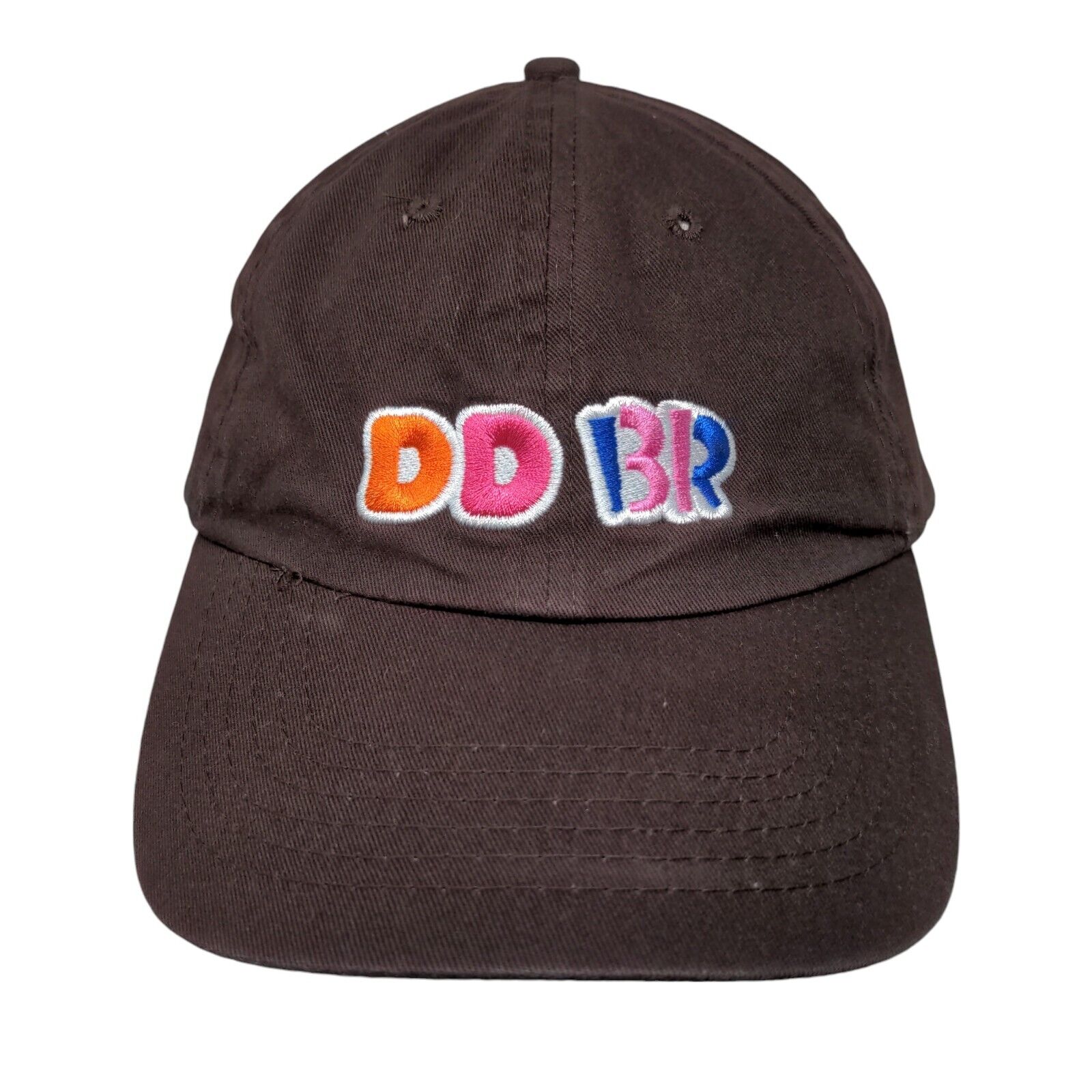 Dunkin' Donuts Baskin Robbins Strapback Hat Brown OSFA Employee Unifor ...