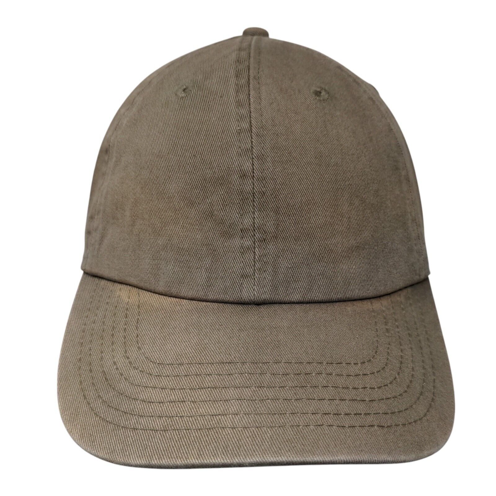 The Hat Depot Slideback Hat Brown OSFA Adjustable Solid 6 Panel Blank ...