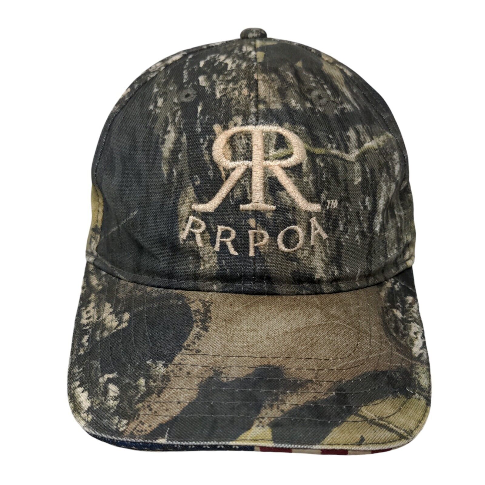 RRPOA Strapback Hat Camouflage OSFM Adjustable Embroidered Outdoor Cap ...