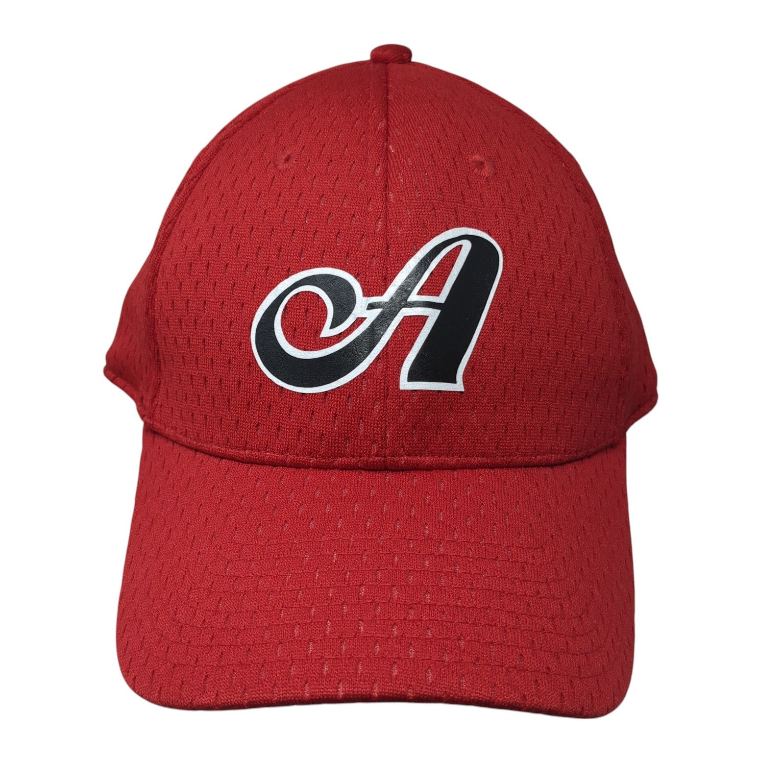 Letter A Fitted Hat Red XL Stretch Proflex By Outdoor Cap OC Sports ...